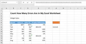 Formula Friday - How To Count Formula Errors On An Excel Worksheet ...