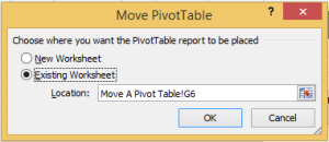 How To Quickly Move A Pivot Table Or Pivot Chart In Excel - How To ...