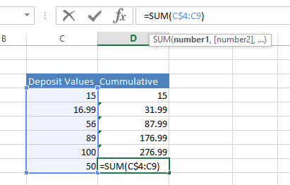 Formula Friday- Add Cumulatively - How To Excel At Excel