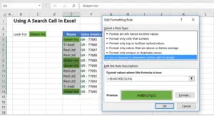 Use Search Function In Excel. Create A Search Bar.