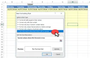 Automatically Highlight The Column That Is Today - Formula Friday - How To Excel At Excel