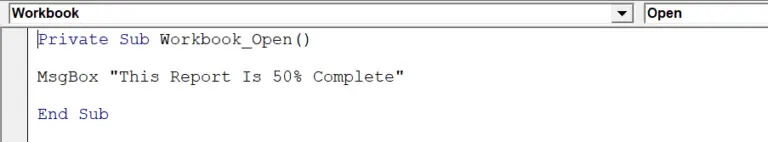 Display An Pop Up Message To Users Opening An Excel File Macro Monday How To Excel At Excel