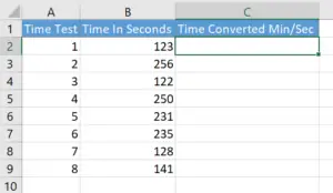 Working With Time- Converting A Number Into Minutes And Seconds.