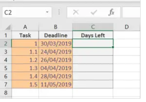 Is Your Deadline Approaching?. Get A Reminder In Excel. - How To Excel ...