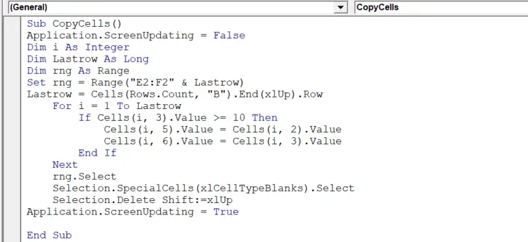 A Macro To Copy Cells Based on Certain Criteria in your Excel Worksheet ...