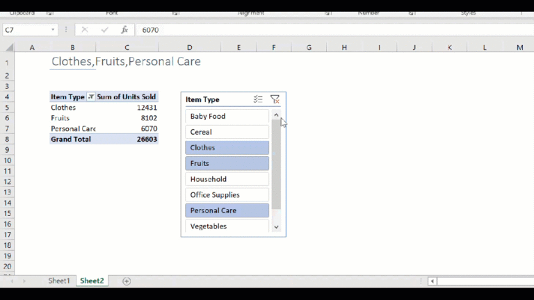 Display Slicer Selections In An Excel Report Title. - How To Excel At Excel