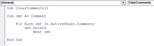 Clear All Comments From An Excel WorkBook. Macro Monday. - How To Excel ...